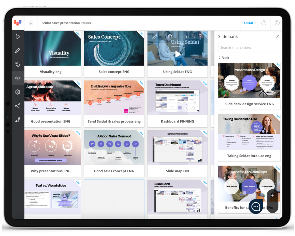 Creating, Editing & managing presentation slides - Seidat