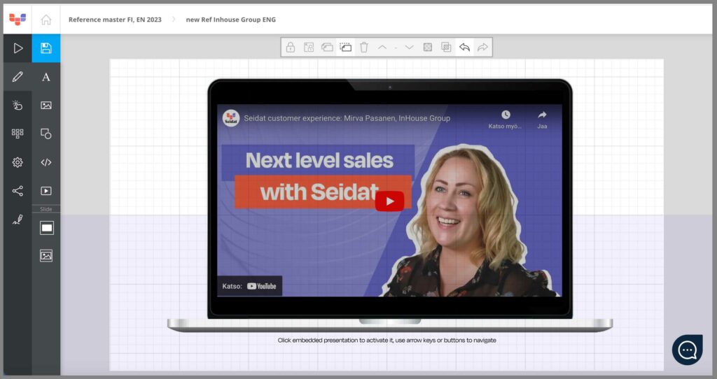 Sales Flow Presentation Platform Features - Seidat