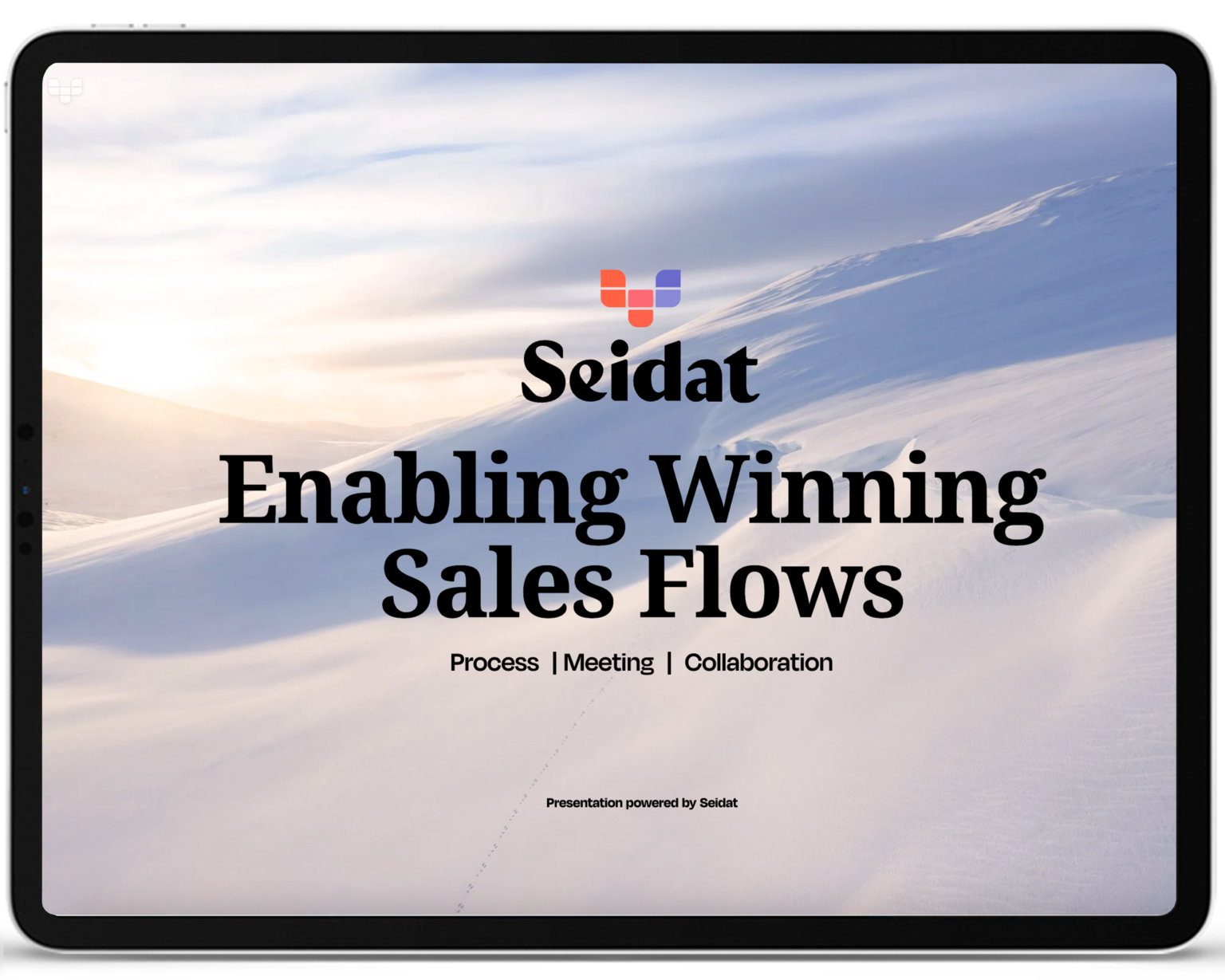 Seidat benefits and features for sales meetings